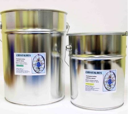 Crystalres Epoksy 10kg + 3,4 kg herder - Sand Tredreieutstyr AS